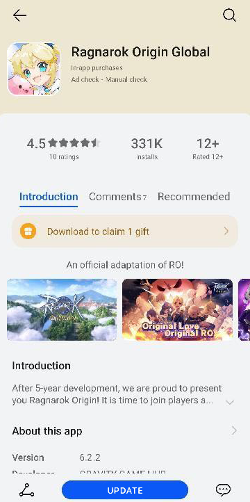 Ragnarok Origin global