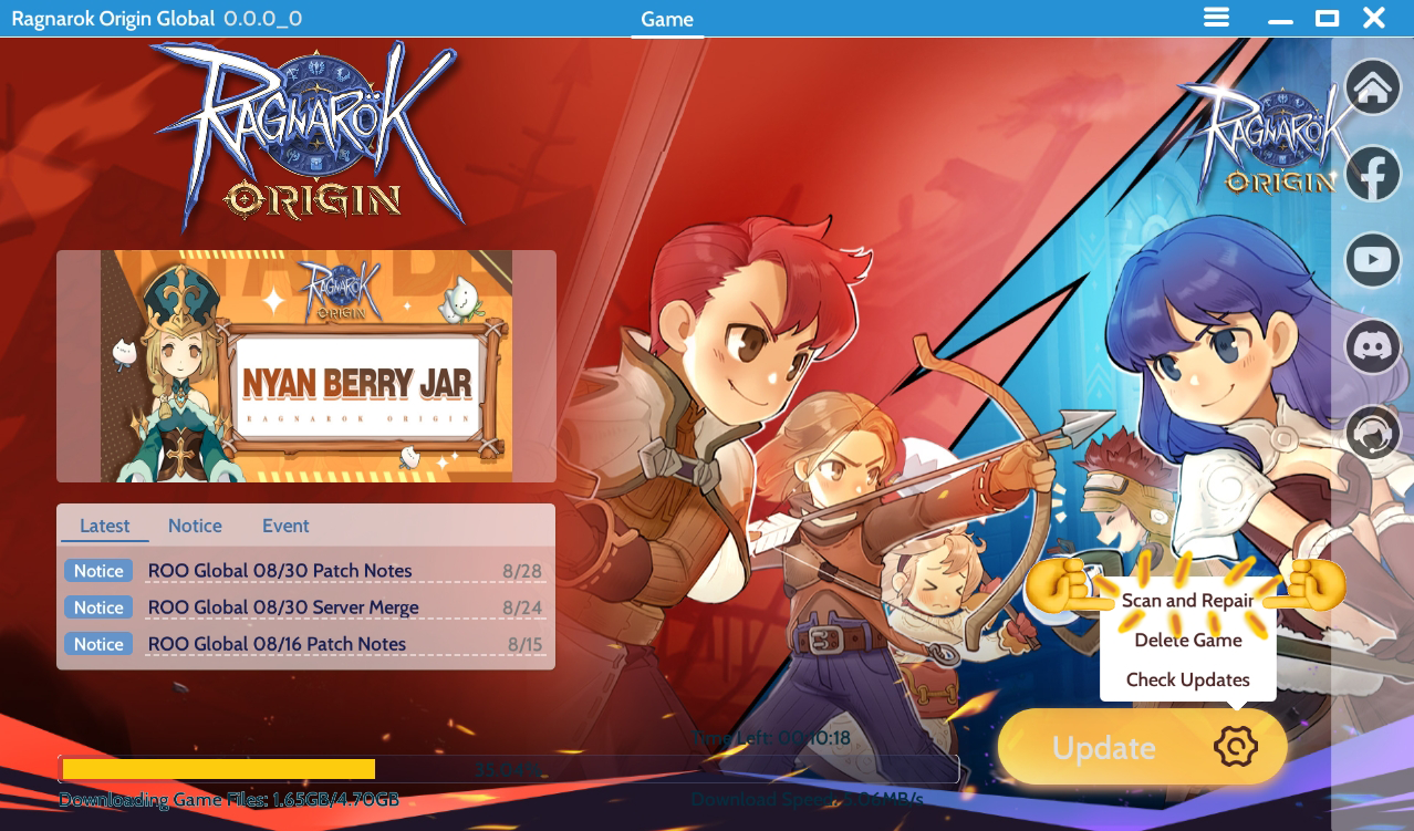 Ragnarok Origin global